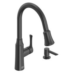 American Standard Ellis™ One-Handle Pull-Down Matte Black Kitchen ...
