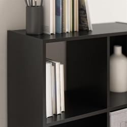 Ameriwood HOME® Black 6-Cube Storage Cabinet at Menards®