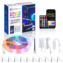 BrightLux® Lighting 32' Smart LED Color Flow Tape Light at Menards®