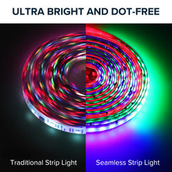 BrightLux® Lighting 16.4' Smart LED Color Flow Tape Light at Menards®