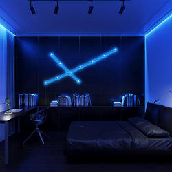 BrightLux® Lighting 12" Smart LED Color Flow Wall Art at Menards®