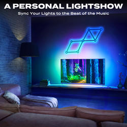 BrightLux® Lighting 12" Smart LED Color Flow Wall Art at Menards®