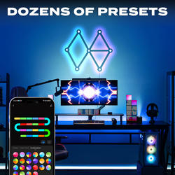 BrightLux® Lighting 12" Smart LED Color Flow Wall Art at Menards®