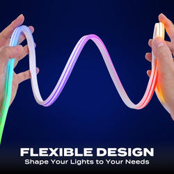 BrightLux® Lighting 9' Smart LED Color Flow Memory Flex Light at Menards®