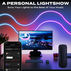 BrightLux® Lighting 9' Smart LED Color Flow Memory Flex Light at Menards®