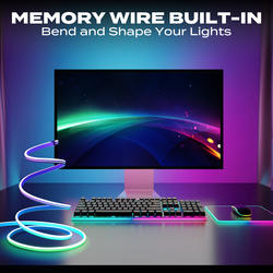 BrightLux® Lighting 9' Smart LED Color Flow Memory Flex Light at Menards®