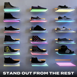 BrightLux® Lighting 12" Smart LED Color Flow Wall Shelf at Menards®