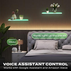 BrightLux® Lighting 12" Smart LED Color Flow Wall Shelf at Menards®