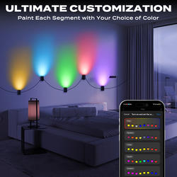 BrightLux® Lighting 18' Smart LED Color Flow Indoor Wall Light at Menards®