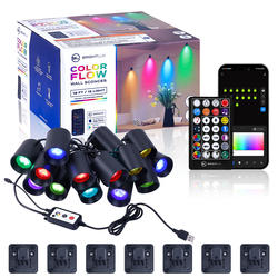 BrightLux® Lighting 18' Smart LED Color Flow Indoor Wall Light at Menards®