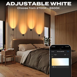 BrightLux® Lighting 18' Smart LED Color Flow Indoor Wall Light at Menards®