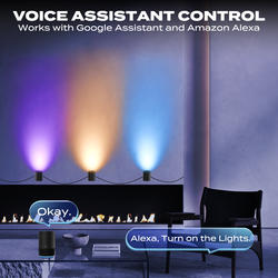 BrightLux® Lighting 18' Smart LED Color Flow Indoor Wall Light at Menards®