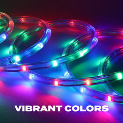 BrightLux® Lighting 12' LED Color Flow Rope Light at Menards®