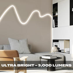 BrightLux 32' Adjustable White LED Indoor/Outdoor Rope Light at Menards®