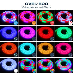 BrightLux® Lighting 16' LED Color Flow Indoor/Outdoor Rope Light at ...