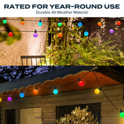 BrightLux® Lighting 12' 6-Light LED Color Flow String Light at Menards®