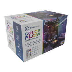 BrightLux® Lighting 24' 12-Light Color Flow LED String Light at Menards®
