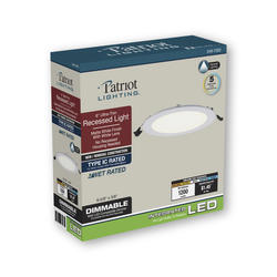 Patriot Lighting® White 6" LED Canless Downlight at Menards®