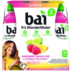 Bai® It's WonderWater® Raspberry Lemon Lime Flavored Water - 6 Pack at ...