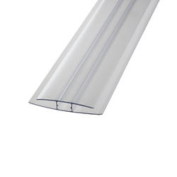 12' Clear Polycarbonate H-Channel (6mm) at Menards®