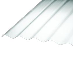 PVCLite 26" x 8' White PVC Corrugated Roof Panel at Menards®