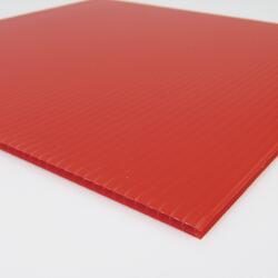 AmeriLux 0.158" x 24" x 36" Red Fluted Polypropylene Sheet at Menards®