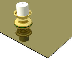 AmeriLux 12"W x 12"H Bronze Acrylic Frameless Mirror at Menards®