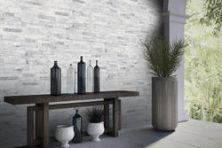Ellis + Fisher Silver Twilight Ledger Stone Veneer Siding Panel (5.8 sq ...