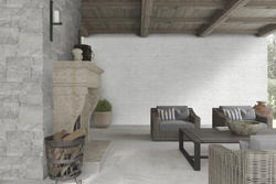 Ellis + Fisher Iceberg White Ledger Stone Veneer Siding Panel (5.8 sq ...