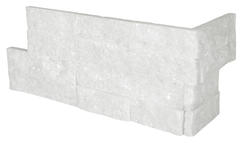 Ellis + Fisher Iceberg White Ledger Stone Veneer Siding Outside Corners ...