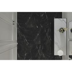 Ellis + Fisher® Ariel Nero Marquina 12 x 24 Polished Porcelain Floor ...