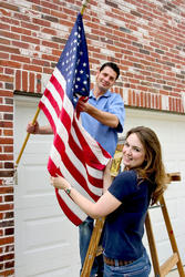 Annin® 5' Wood Banner Flag Pole at Menards®