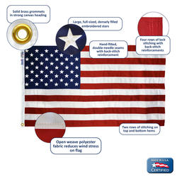 Annin® 3' x 5' Tough-Tex® American Flag at Menards®