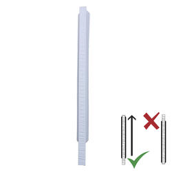 8-1/4" Aluminum Primed Woodgrain H-Molding Joint - 25 pack at Menards®