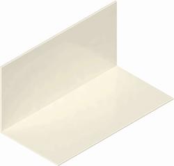 1" Alabaster Prefinished Aluminum Angle Flashing at Menards®