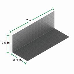 5" x 7" Galvanized Preformed Step Flashing - 100 pieces at Menards®