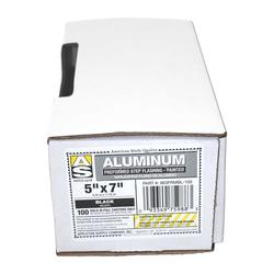 5" x 7" Black Painted Aluminum Preformed Step Flashing - 100 pieces at ...