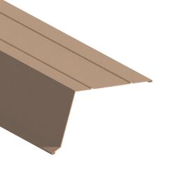 2-1/2" x 2" x 10' Copper Penny Aluminum Gutter Apron at Menards®