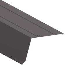 2-1/2" x 2" x 10' Royal Brown Aluminum Gutter Apron at Menards®