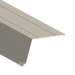 2-1/2" x 2" x 10' Sandstone Aluminum Gutter Apron at Menards®