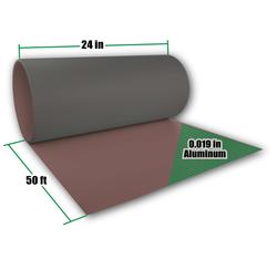 24" x 50' Carbon Black/Crimson Red Aluminum Trim Coil at Menards®