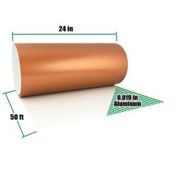 24" x 50' Copper Penny/White Aluminum Trim Coil at Menards®