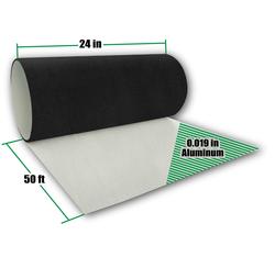 24" x 50' Textured Black Aluminum Trim Coil at Menards®