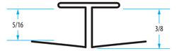 8-1/4" Aluminum Primed Woodgrain H-Molding Joint - 25 pack at Menards®