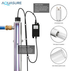 Aquasure Signature 48,000 Grain Whole House Water Softener with 12 GPM UV at Menards®