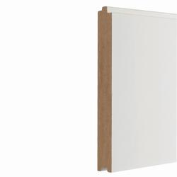1 x 8 x 12' Nickel Gap Tongue & Groove Primed MDF Board at Menards®