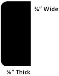 Mastercraft® 3/8 x 3/4 x 8' Primed MDF Screen Stock Moulding 142 at ...