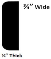 Mastercraft® 1/4 x 3/4 x 8' Primed Pine Screen Moulding 142 at Menards®