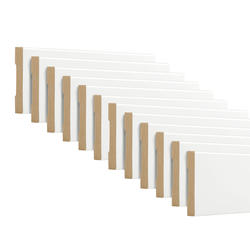 Mastercraft® 9/16 x 3-1/4 x 7' 2" Primed MDF Craftsman Casing WM433 ...