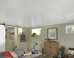 Armstrong® Ceilings WoodHaven™ 5" x 84" Classic White Beveled Ceiling ...